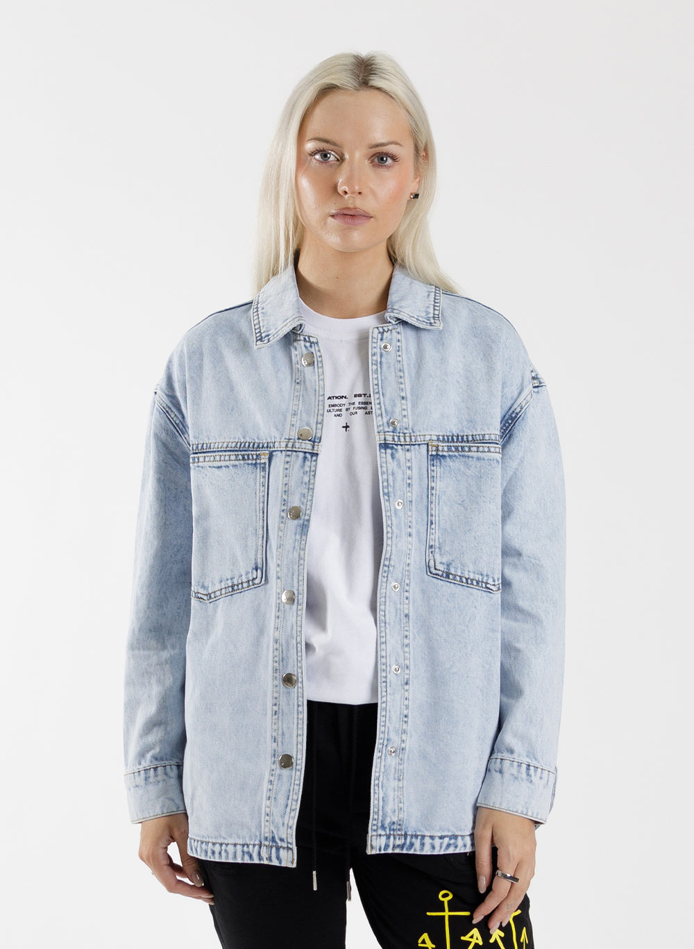Denim Shacket – Federation