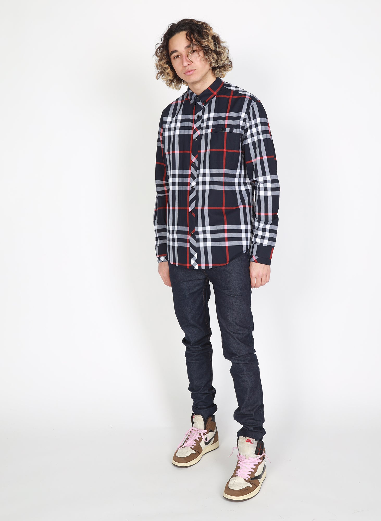 On Point Shirt | Navy Check – Federation