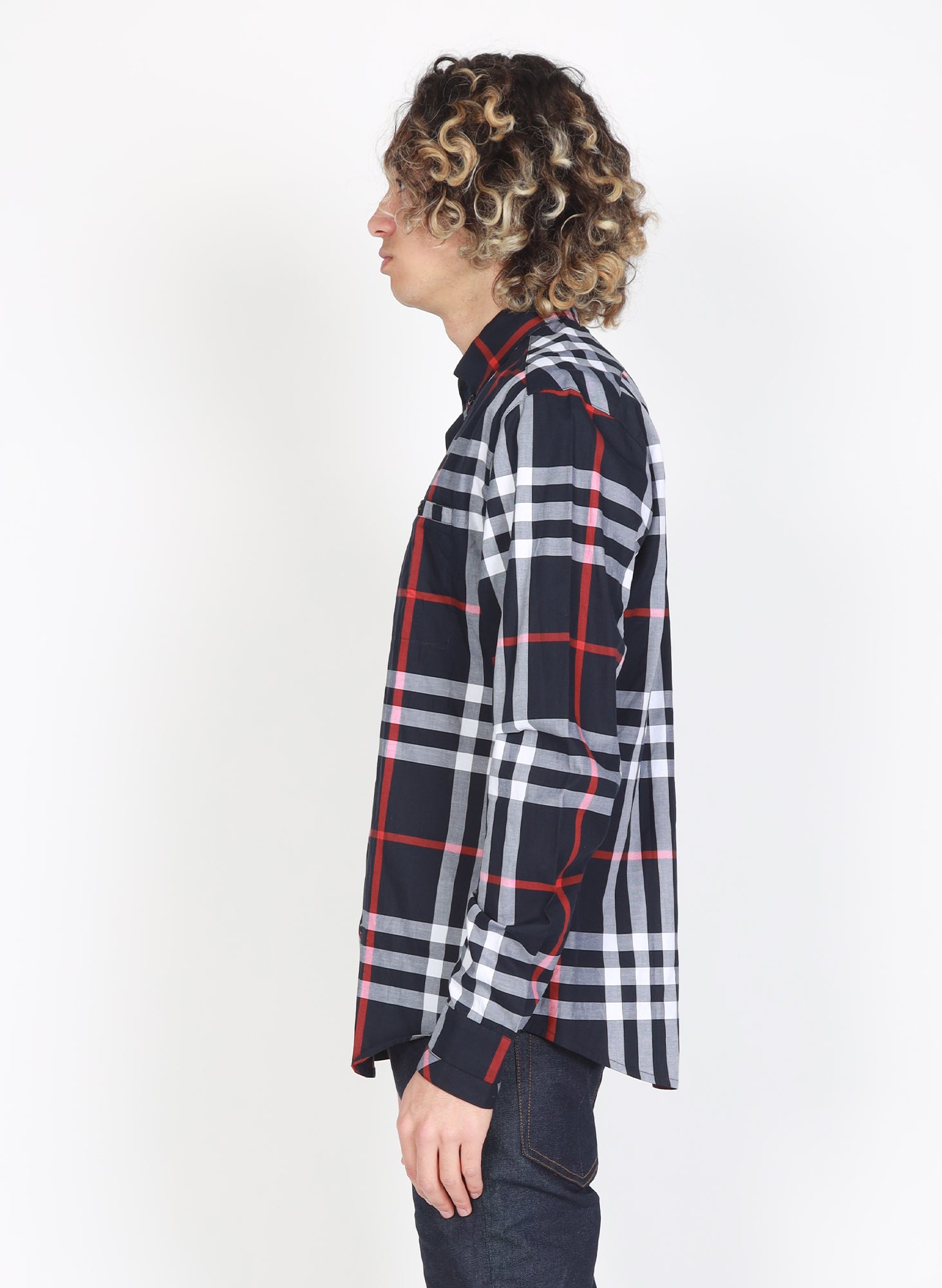 On Point Shirt | Navy Check – Federation